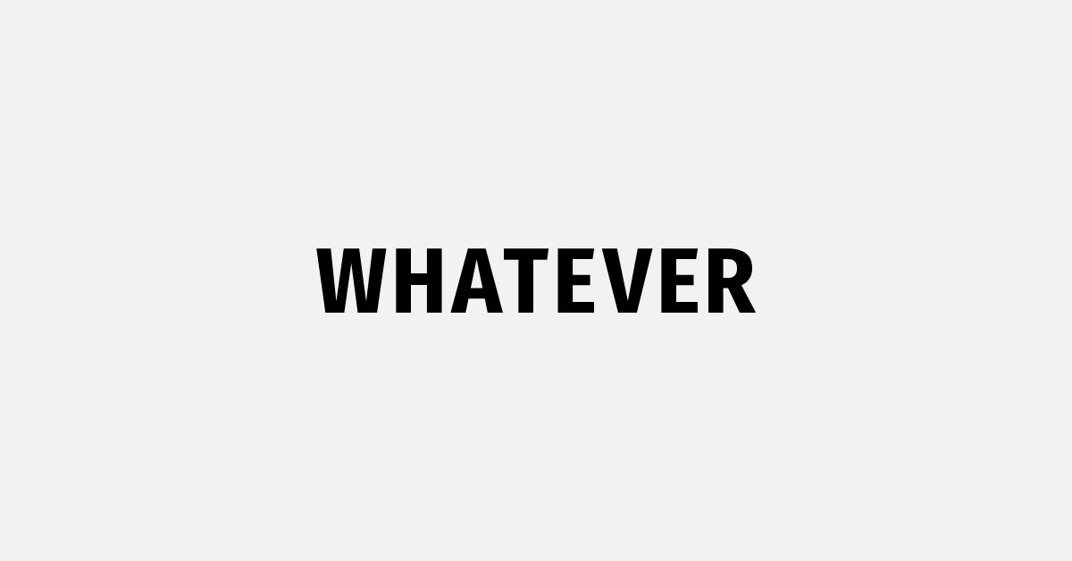 WHATEVER 正韓男裝選品｜CURATED FROM KOREA